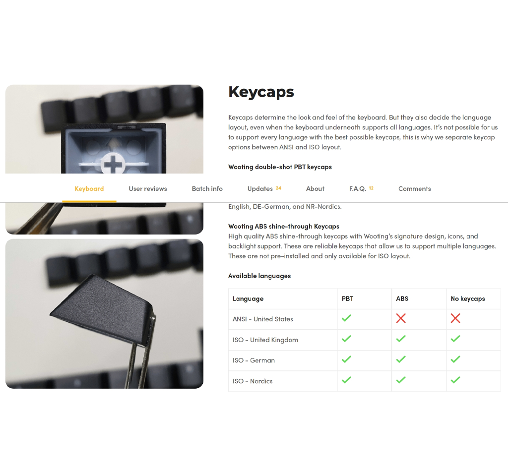 Wooting 60He+ keyboard – Rotoboxph